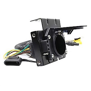 CARROFIX Universal Fit 4-Way to 7-Way RV Blade and 4-Way Flat Female Trailer Wiring Adapter Connector Kit