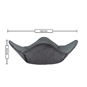 Set of 4 Plate Huggers - Microwave Plate Holder - Reusable Large Bowl Holders - Washable Microwave Plate Hugger - for Hot and Cold Bowls, Dishes and Plate Holders for Microwave (Grey)