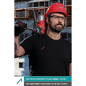 ACE Evo Safety Glasses - Tactical Glasses with Anti-Fog Coating - ANSI Z87.1 - for Work & for Airsoft, Paintball etc.