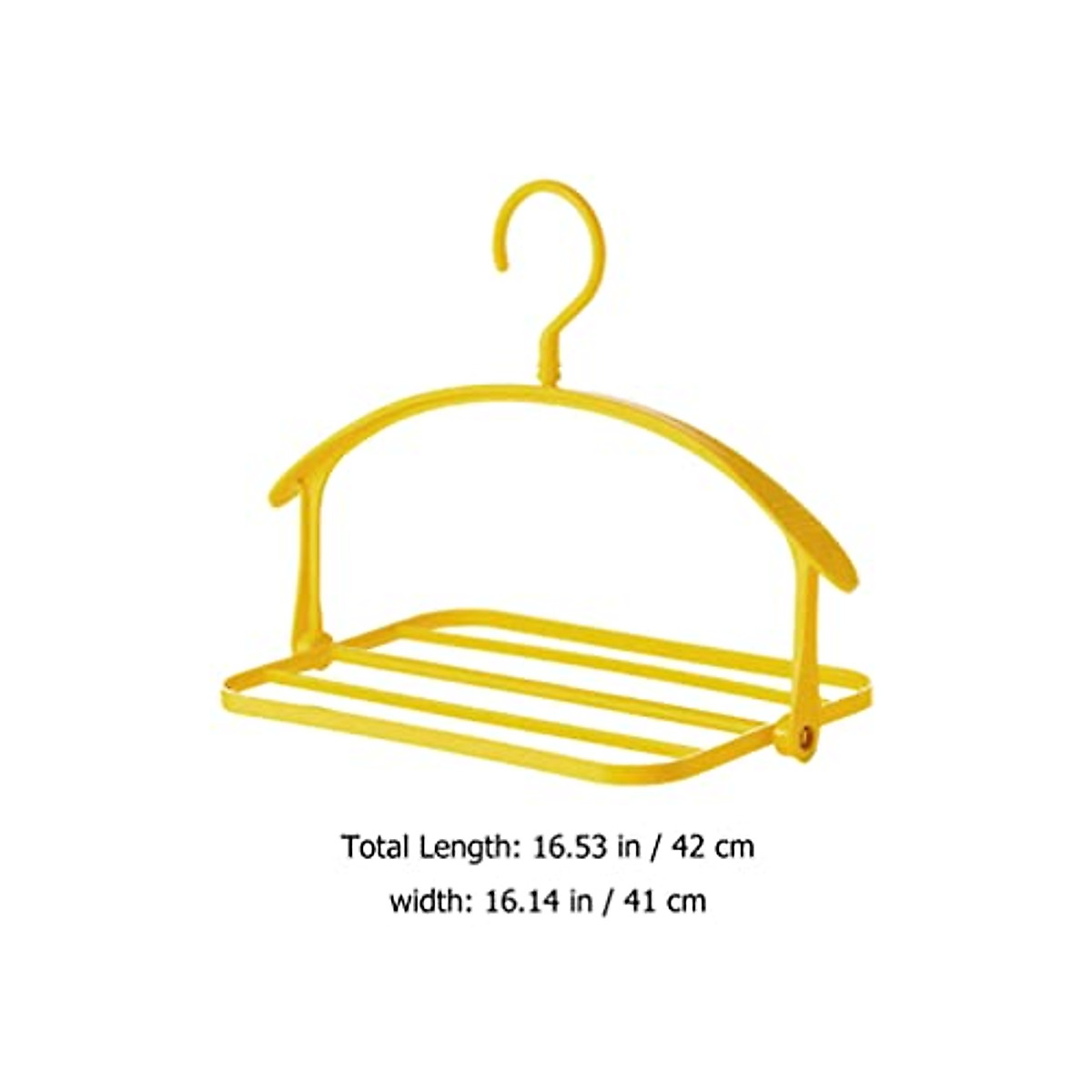 iplusmile Clothes Hanger Rack Drying Rack Clothing 2pcs Clothes Drying Rack Plastic Clothes Hangers Multifunctional for Hanging Sweaters Shoes Towels Diapers Bra Scarf Laundry Drying Rack