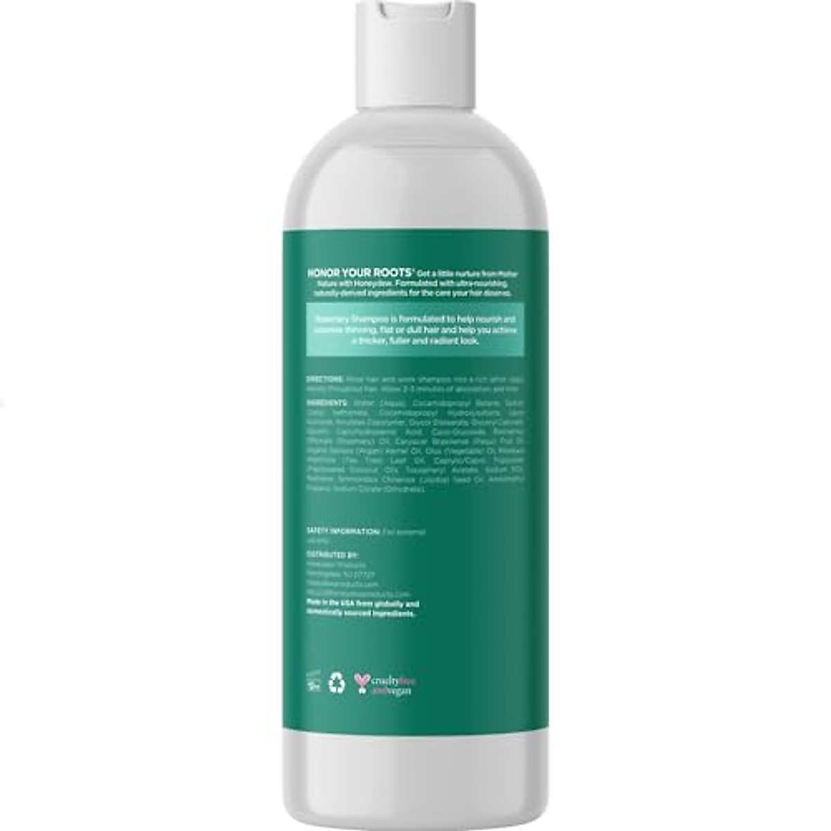 Purifying Rosemary Shampoo Sulfate Free - Lavender Rosemary and Tea Tree Shampoo for Thinning Hair and Scalp Care - Paraben and Sulfate Free Clarifying Shampoo for Build Up with Essential Oils