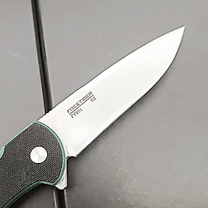 FreeTiger FT901 Folding Pocket Knife D2 Blade G10 Handle Hunting Camping Portable EDC Foldable Knife For Men Dad Father Gift