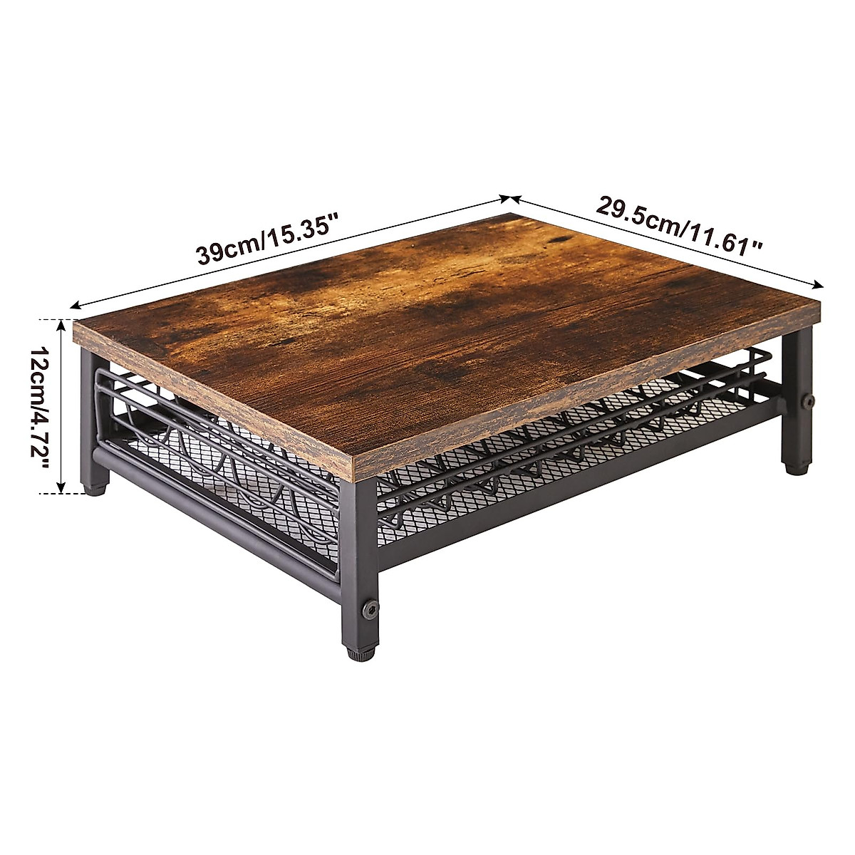 IBUYKE Coffee Pod Drawer Holder for Nespresso, 40 Capacity Capsule Pods Storage Organizer, Compact Under Coffee Pot Storage Drawer, Slim Home Kitchen Counter Organizer, Rustic Brown,TCJ101H