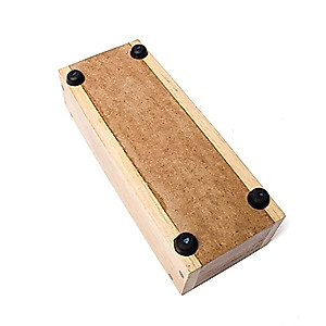 Mahogany Wood Tongue Drum Slit Tongue Log Drum With Mallets 4 Notes, PROFESSIONAL SOUND/QUALITY - JIVE BRAND