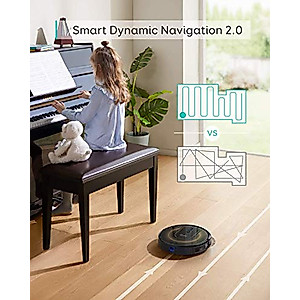 eufy by Anker, RoboVac G30 Edge, Robot Vacuum with Smart Dynamic Navigation 2.0, 2000Pa Suction, Wi-Fi, Boundary Strips, for Carpets and Hard Floors. (Renewed)
