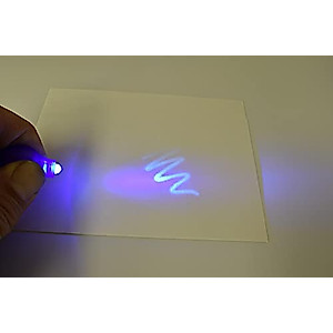 DirectGlow Invisible UV Ink Marker Pen with Ultraviolet LED Keychain Blacklight