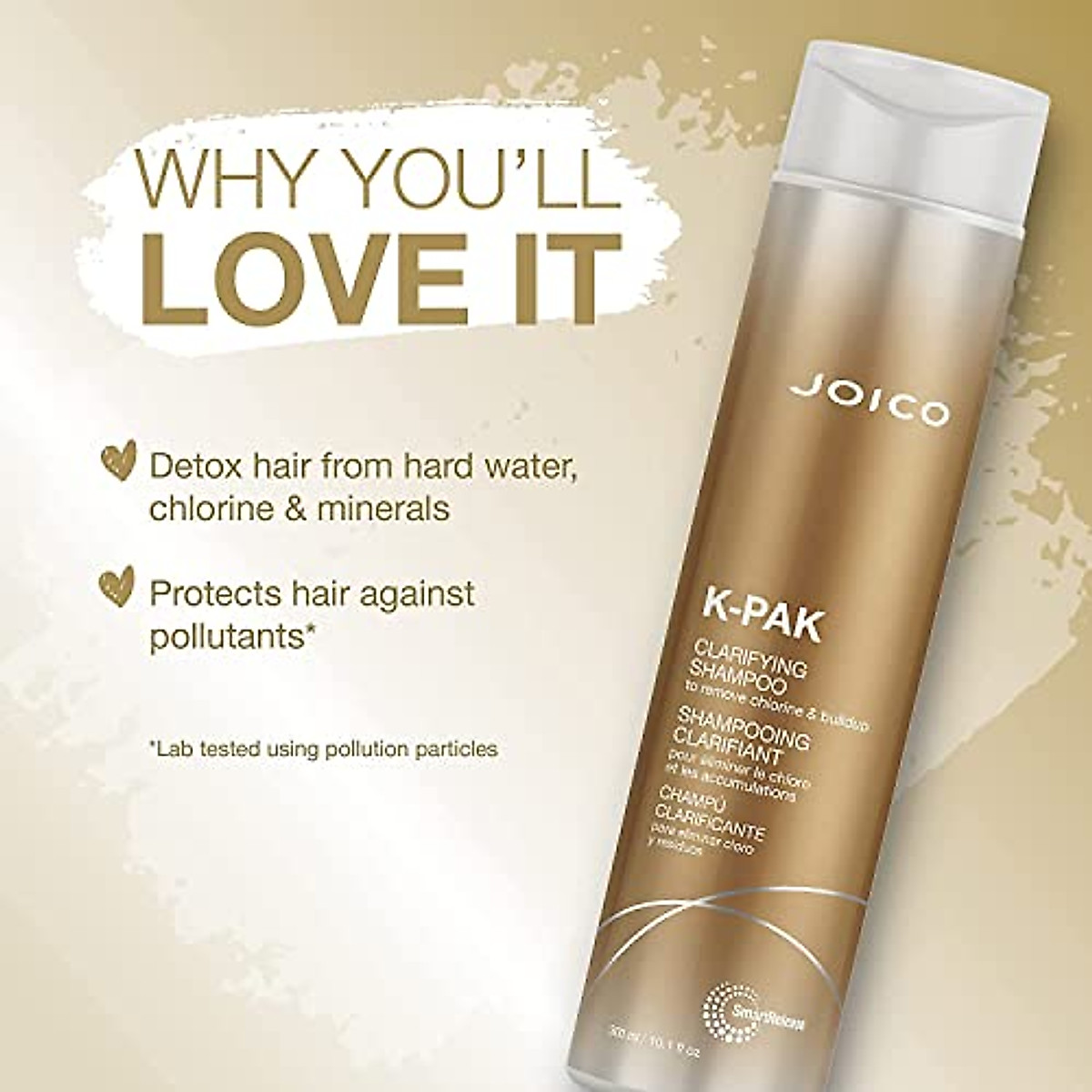 Joico K-PAK Daily Shampoo and Conditioner Set to Repair Damage, 10.1-Ounce