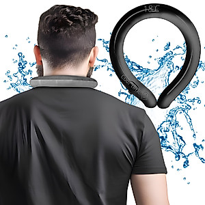 CoolTimeUSA Neck Cooling Tube | Wearable Cooling Neck Wraps for Summer Heat I Hands Free Cold Pack | Reusable Cooler (Monster)