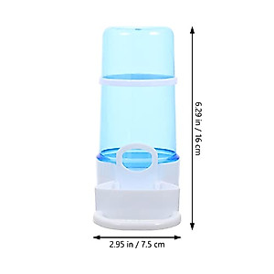 PATKAW Pigeon Supplies 2 Pcs Automatic Bird Feeders Parrot Water Dispenser Hanging Food Water Bowl Bottle for Pet Parrot Budgie Lovebirds Cockatiel Cage Supplies Bird Water Dispenser