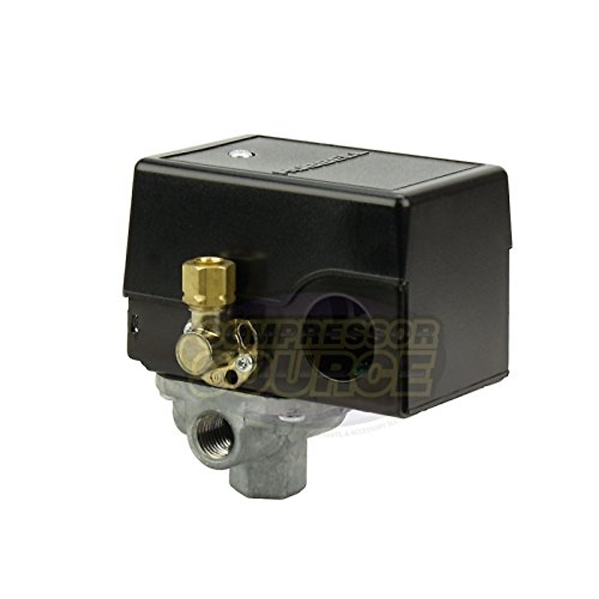 Pressure switch for air compressor made by Furnas / Hubbell 69JF9LY2C 140-175 Four port w/ unloader & on/off lever