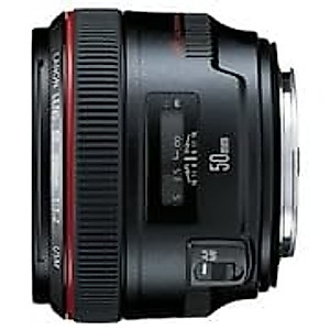 Canon EF 50mm f/1.2 L USM Lens for Canon Digital SLR Cameras - Fixed (Renewed)