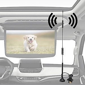 LTE Outdoor Antenna SMA Male 4G/3G 18dBi High Gain Magnetic GSM Outdoor Sucker Antenna 700-2700MHz 36cm High