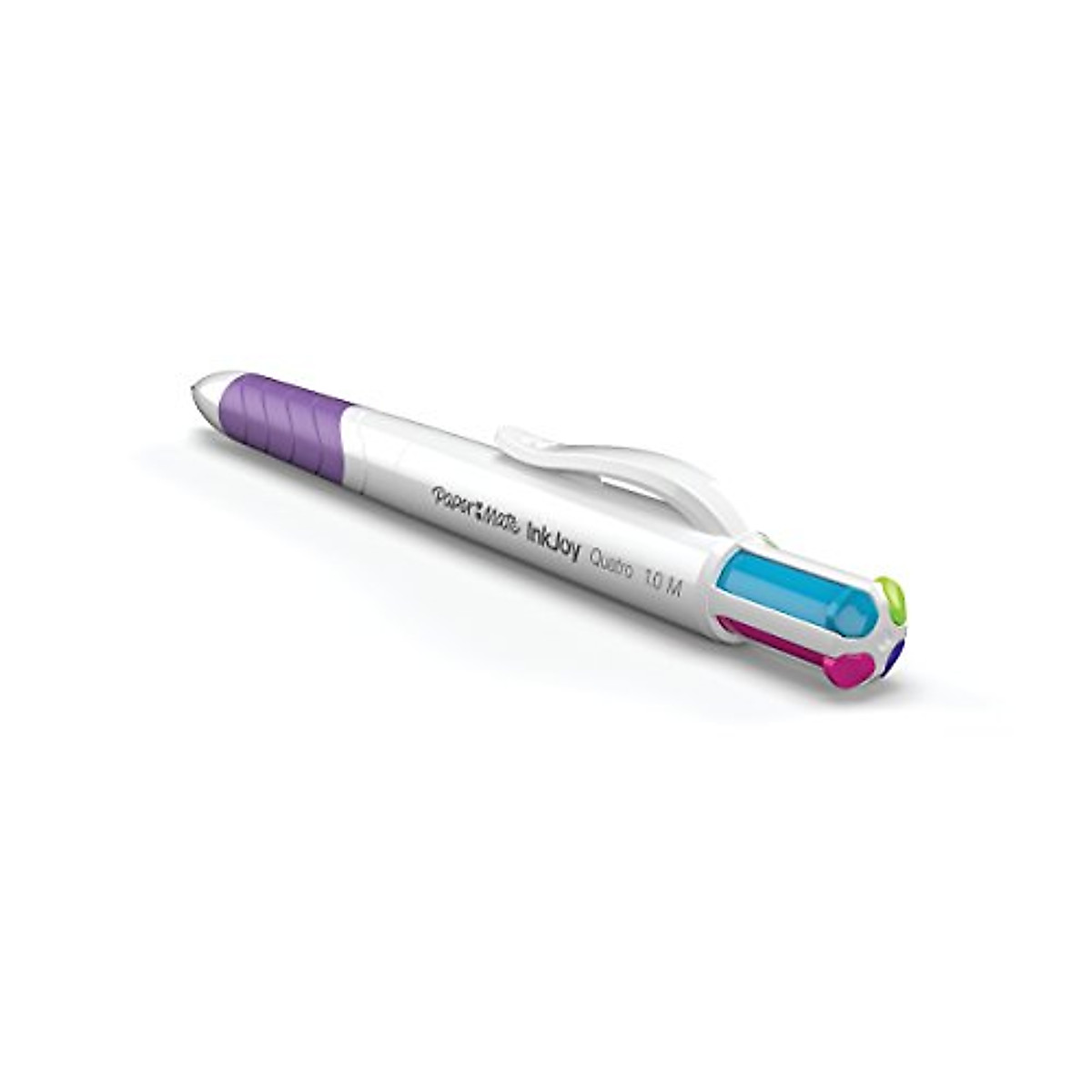 Paper Mate InkJoy Quatro Retractable Ballpoint Pen, Medium Point, Bright Ink Colors, 1 Pack (1945904)