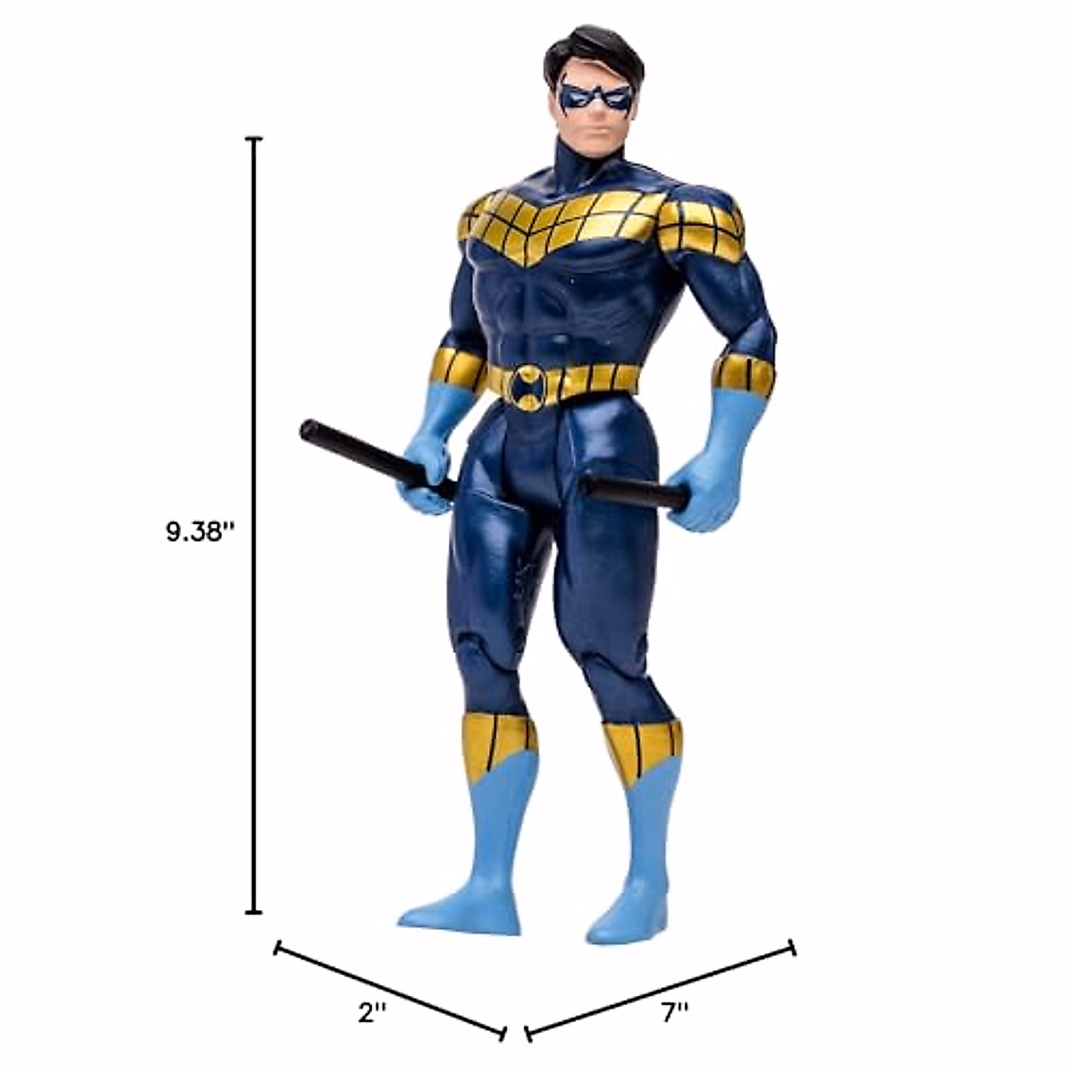 McFarlane Toys - DC Super Powers Nightwing (Knightfall) 4.5in Action Figure