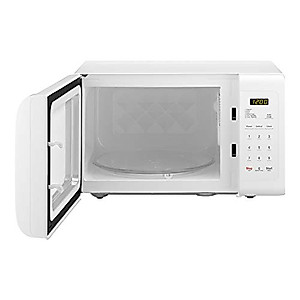 Magic Chef 0.9 Cu. Ft. 900W White Countertop Microwave Oven