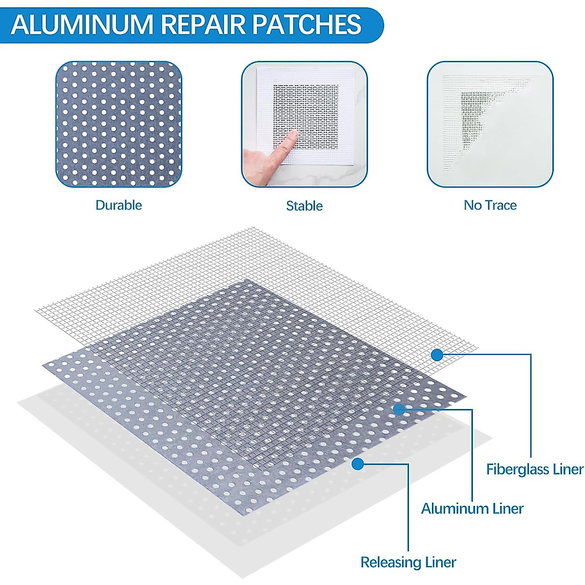 HOMMEE Drywall Repair Kit,Drywall Hole Patch Repair Kit to Fix Wall Surface Holes and Creak Damage with White Repair Putty 8.5OZ,Scraper,Sanding Pad Fill Quick and Easy Solution