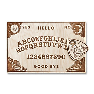 Wooden Handmade Talking Spirit Board with Planchette - Premium Quality Talking Board (Medium Classic Style)
