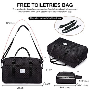 LOVEVOOK Weekender Bag for Women Cute Travel Tote Bag Gym Duffel Bag with Toiletry Bag Carry On Bag Overnight Bag with Wet Pocket Hospital Bag for Labor and Delivery