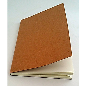 Notepads with Kraft Paper Covers (4.5 x 3 Mini Notebooks Set of 6)
