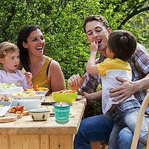 UNICY Pack Citronella Candles Outdoor Indoor, 8.0Oz Natural Soy Wax Off Candles for Caming Home Patio Summer Gift Clear Jar