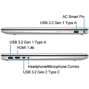 HP 2023 Business Laptop, 17.3" Widescreen HD+ Touchscreen, Intel 10-Core i7-1355U up to 5GHz, 32GB DDR4, 1TB SSD, Fingerprint Reader, Backlit Keyboard, HDMI, Bluetooth, WiFi 6, Windows 11 Pro, MarsPC