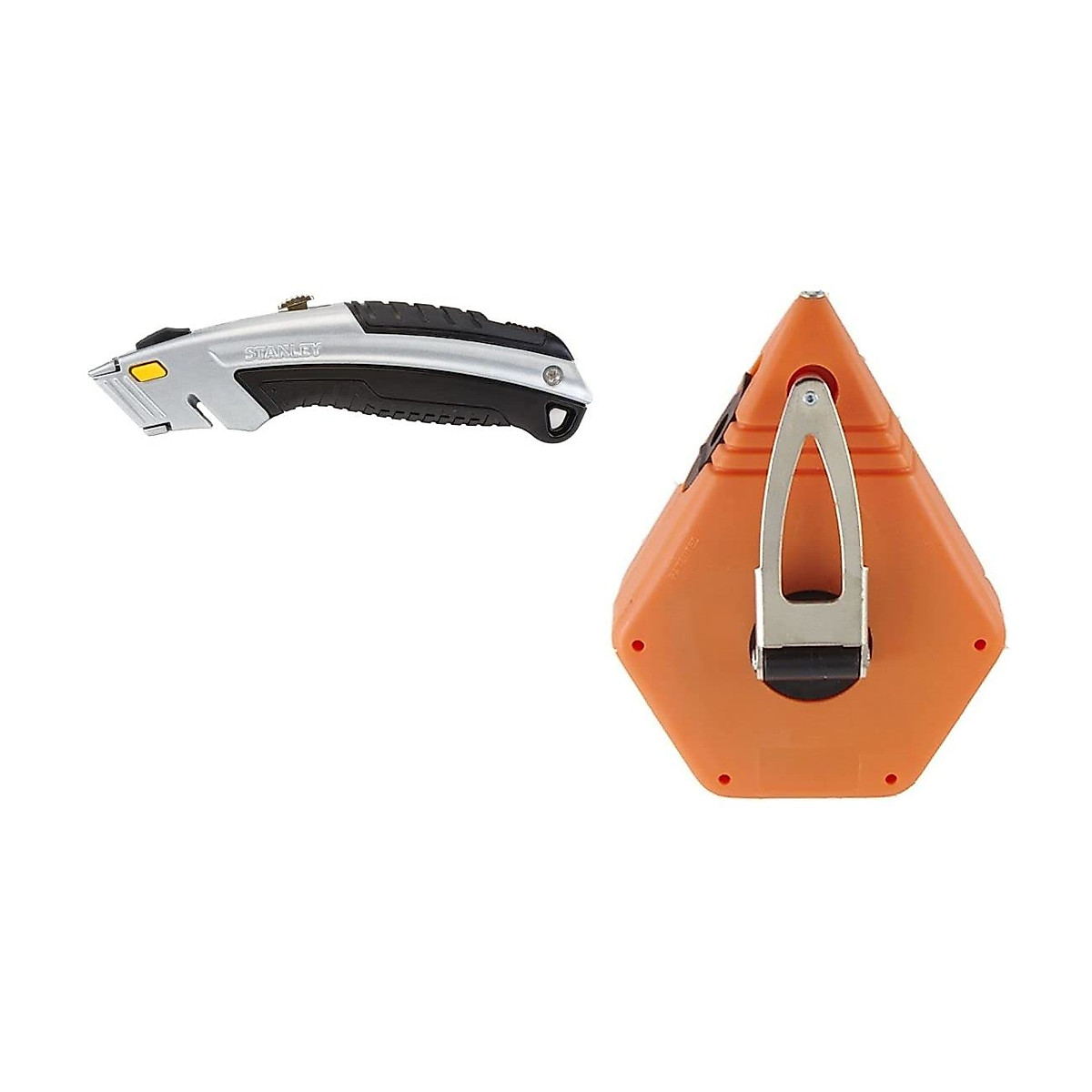 Stanley Tools 10-788-P100 6-5/8in. Instant Change Retractable Knife and 100ft. Bold String Chalk Line Reel Value Pack