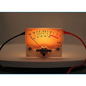BALAX VU Meter Panel Kit Backlit Decibel/Level Tester with VU Driver Board Backlight