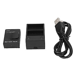 Double USB Charger, 3.7V Voltage 4.2V Output Camera Battery Charger 5V 2A Input USB for Hero 2 3 Camera Battery