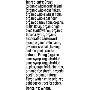 Plum Organics Jammy Sammy Blueberry & Oatmeal, 1.02 Oz, 5 Ct