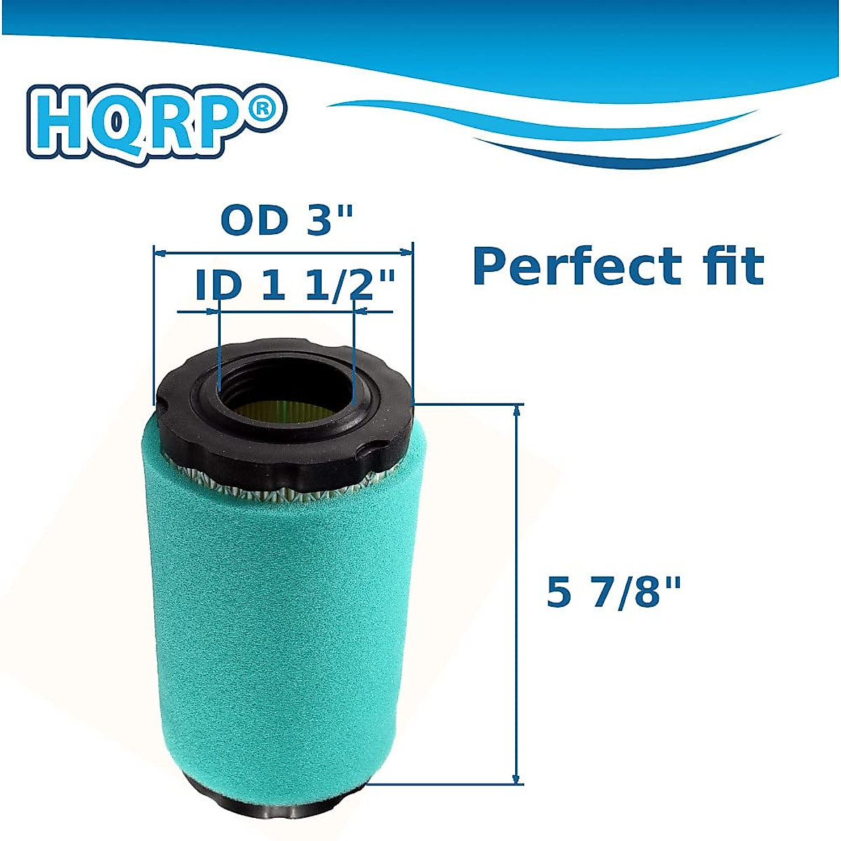 HQRP Filter Kit compatible with Craftsman YT3000 YS4500 LT2000 42" 46", Toro LX426, MTD ZT-42, Husvarna Riding Mowers Lawn Tractors with 19-21HP B&S Intek Engines