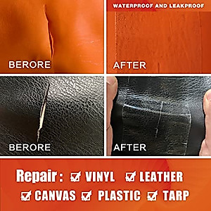 SMAPHY Fabric Repair Tape to Fix Boat Covers Canvas Tent & Pop Up Camper RV Awning. Awning Repair Tape, Tarp Repair Kit, Camper Canvas Repair, 16.4FT x 2.95"（Ultrastrong Tape）