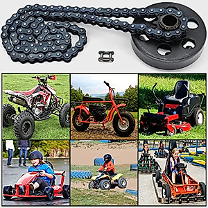 Centrifugal Clutch, Go Kart Clutch 3/4" Bore 10 Tooth for #40/41/420 Chain, Fits for Mini Bike, Go Kart, predator 212, Lawnmower and Honda GC GX 2-6.5HP Engine