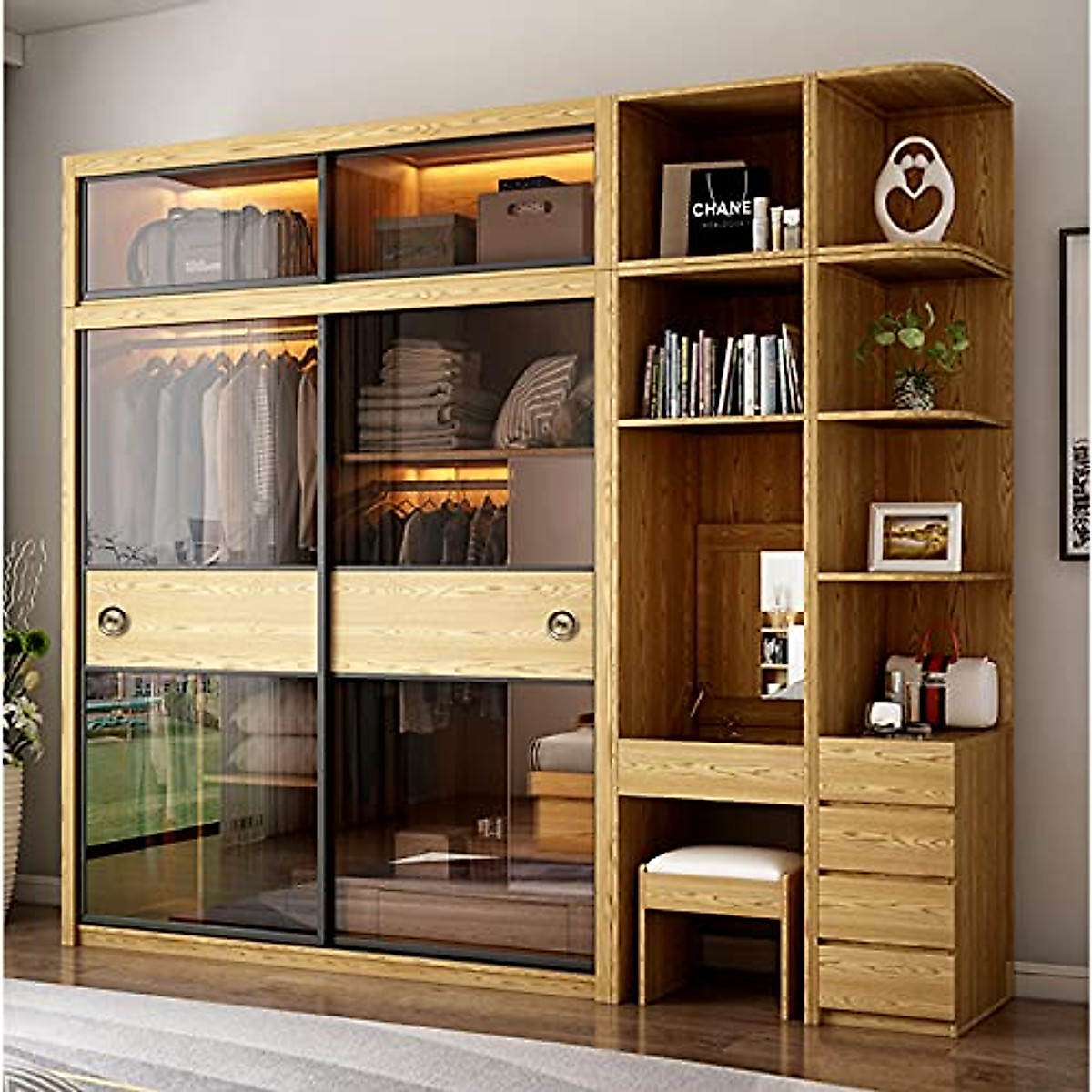 6PCS Closet Door Finger Pull: 2-1/8" Easy Snap-in Circular Closet Door Pulls Recessed, No Nails Needed, Perfect for Pocket Door, Sliding Door, Bi-Pass Door, Cabinet Door (Antique Brass)