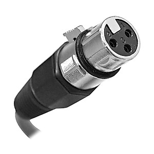 Seismic Audio - SAXLX-100-8 Pack of 100' Black XLR Male to XLR Female Microphone Cables - Balanced - 100 Foot Patch Cords