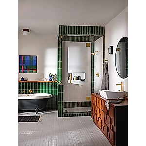 Moen UT3292BG Align M-CORE 3-Series 1-Handle Shower Trim Kit, Valve Required, Brushed Gold