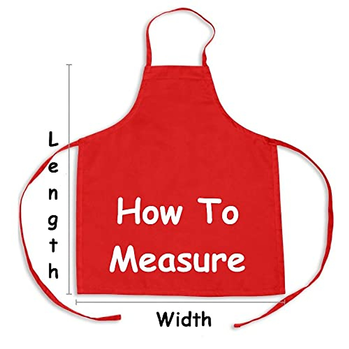 Personalized Kids Apron Embroidered With Name and Design