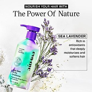 EVANYC Lazy Jane Air Dry Hair Conditioner, 8.8 fl oz, Vegan and GMO-Free, Anti Frizz Hair Products for Women, Natural Texture and Frizz Control