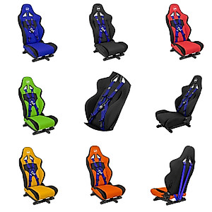 OpenWheeler Racing and Flight Simulation Cockpit Four Point Harness. Virtual Reality add-on. Blue