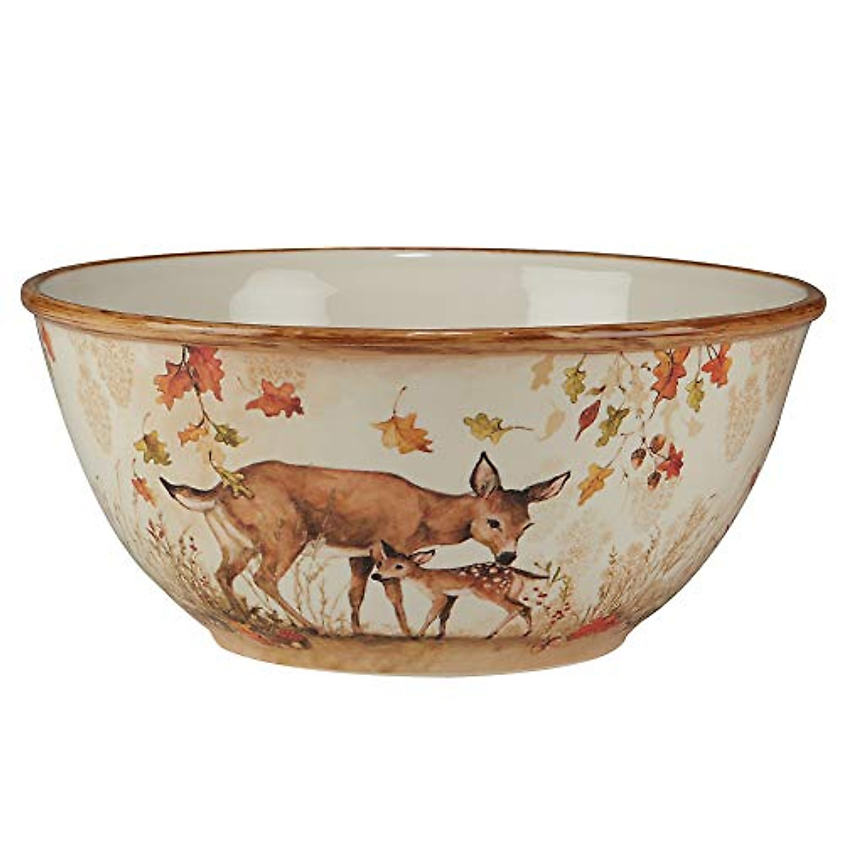 Certified International Pine Forest 152 oz. Deep Bowl,