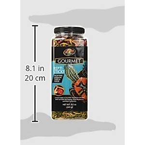 (2 Pack) Zoo Med Gourmet Reptisticks For Aquatic Turtles, 8.5 oz
