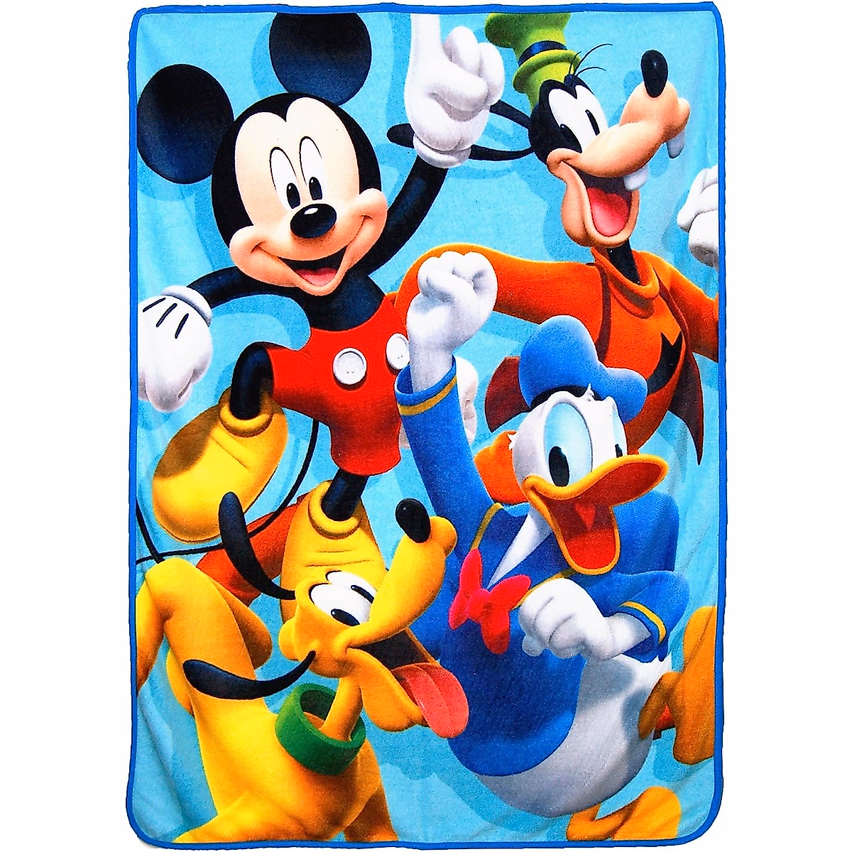 Disney's Mickey' Mouse Clubhouse, "4 Ever" Super Plush Throw Blanket, 46" x 60", Multi Color