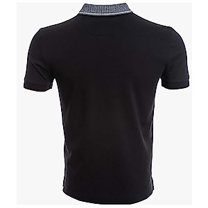 BOSS Men's Polo Shirt, Ebony Black, M