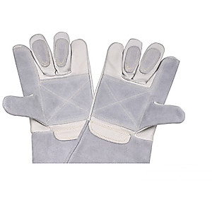JunJia Leather Made Thorn Proof Gardening Gloves for Men and Women, Gloves as Safety Work Gloves, Garden Gloves and Gifts for Ladies for Yard Work, Construction, Warehouse