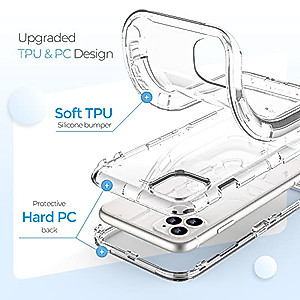 ORIbox Case Compatible with iPhone 13 Pro Max and 12 Pro Max, Heavy Duty Shockproof Anti-Fall Clear case