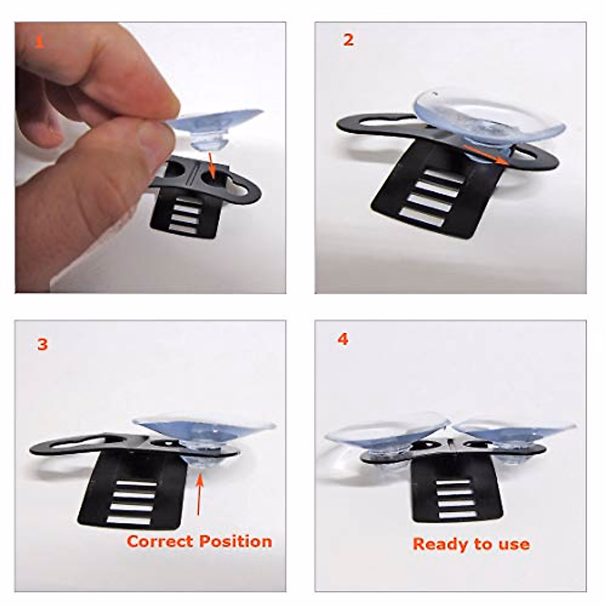 Ramtech Car Windshield Mount Bracket + 4 Suction Cups Kit for Radar Laser Detector, Compatible with Beltronics STi Driver/Express 795 / Pro 100 200 300 500 / Vector 895 940 955 965 995, WMLK