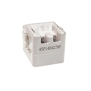 Wilsnsun Refrigerator Compressor Relay and Overload Kit 61005518 Replacement MTB1956GEQ, AP4009659, 12002782, CT19G4Q for Whirlpool