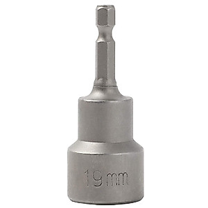 14pcs 6-19mm Quick-Change Magnetic Nut Driver Drill Bit Sets 1/4 inch Hex Shank Metric Socket Wrench Screw Power Tool