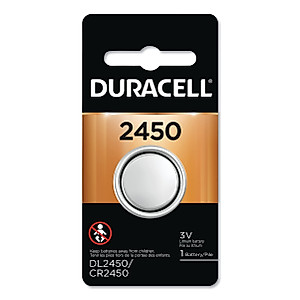 Duracell Dl2450bpk 2450 Lithium Coin Cell Battery