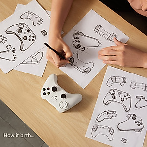 BEITONG i1 MFi Game Controller For iPad iPhone IOS Gaming Controller 1000 mAh Battery Bluetooth Wireless Gamepad For Apple TV Arcade iPod Mobile Cloud Gaming (White New)