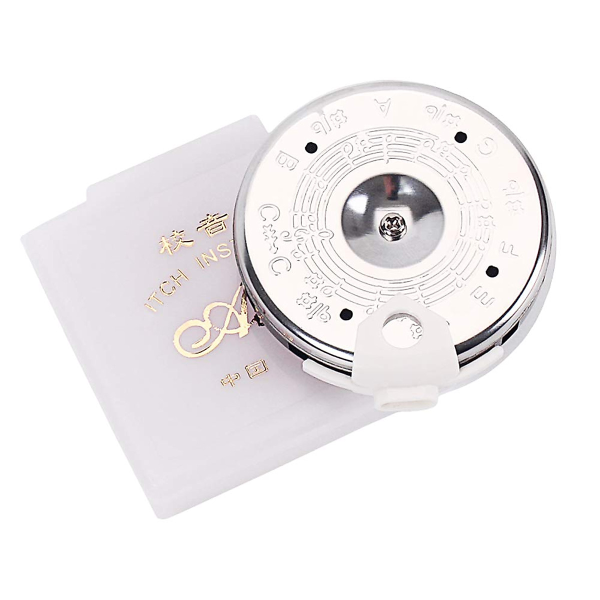 Pitch tuner with a sliding note selector giving you a key to be a better vocalist